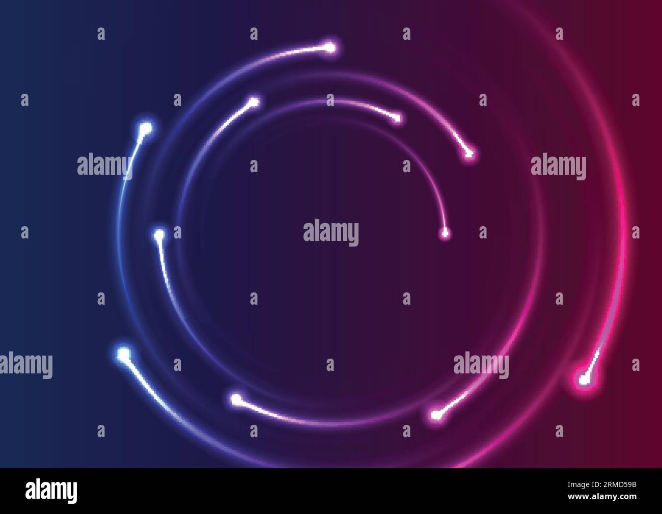 Colorful neon spiral lines abstract futuristic background. Vector design Stock Vector Image ...