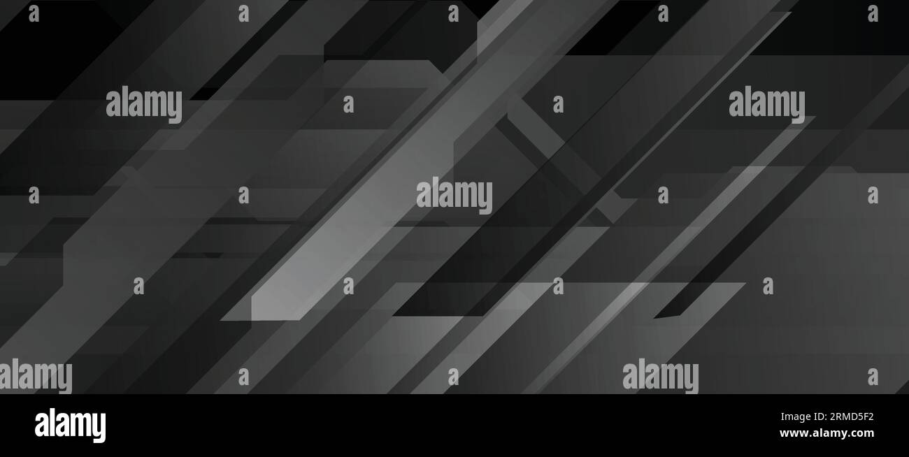 Black abstract technology geometric background. Vector design Stock ...