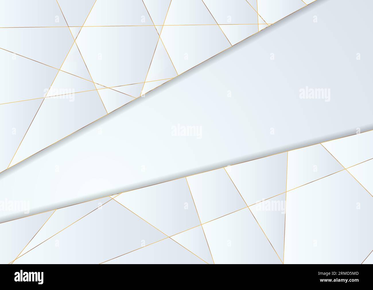 Blue polygonal abstract background with golden lines. Hi-tech vector design Stock Vector Image ...