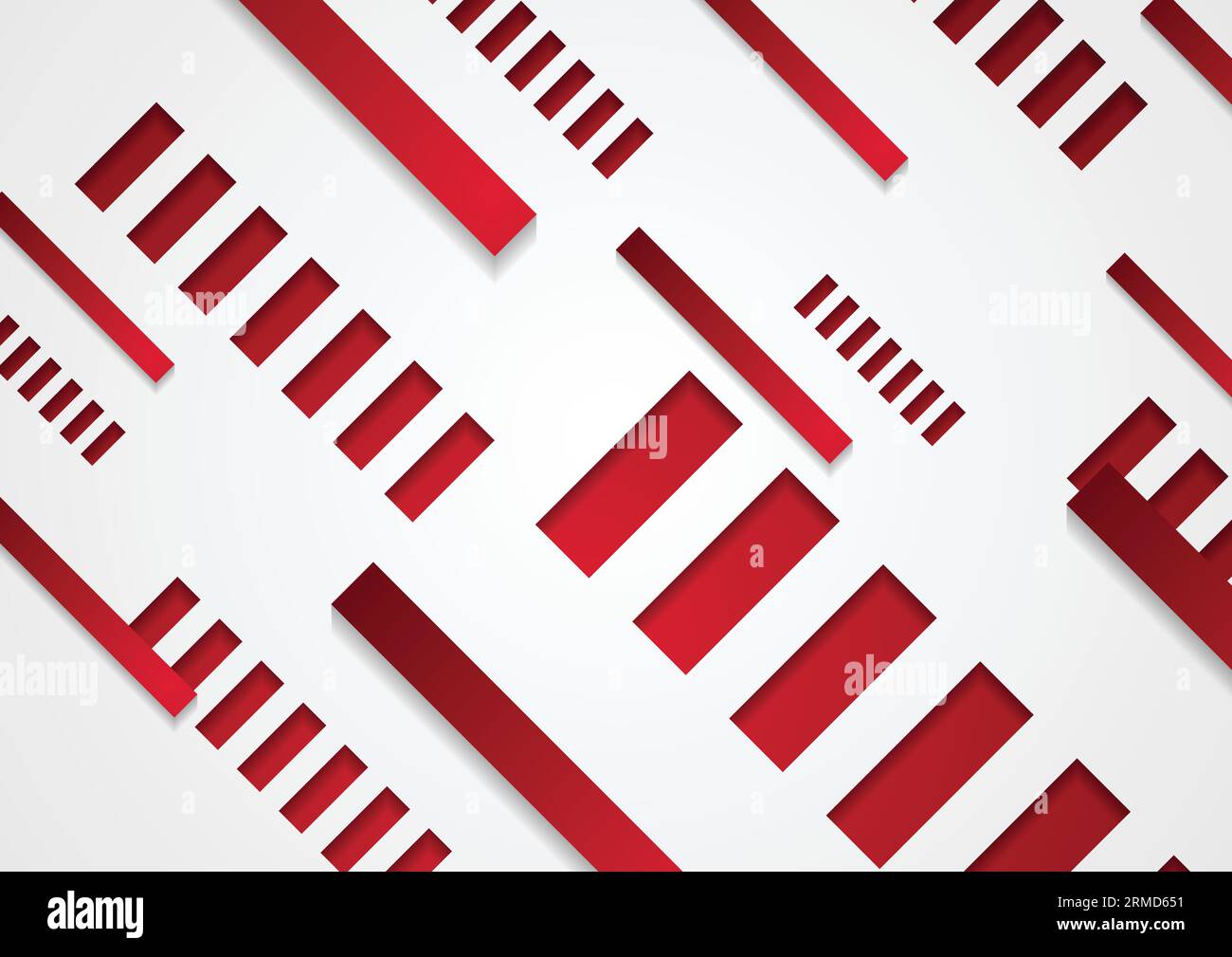 Geometric red grey tech abstract background. Vector design Stock Vector ...