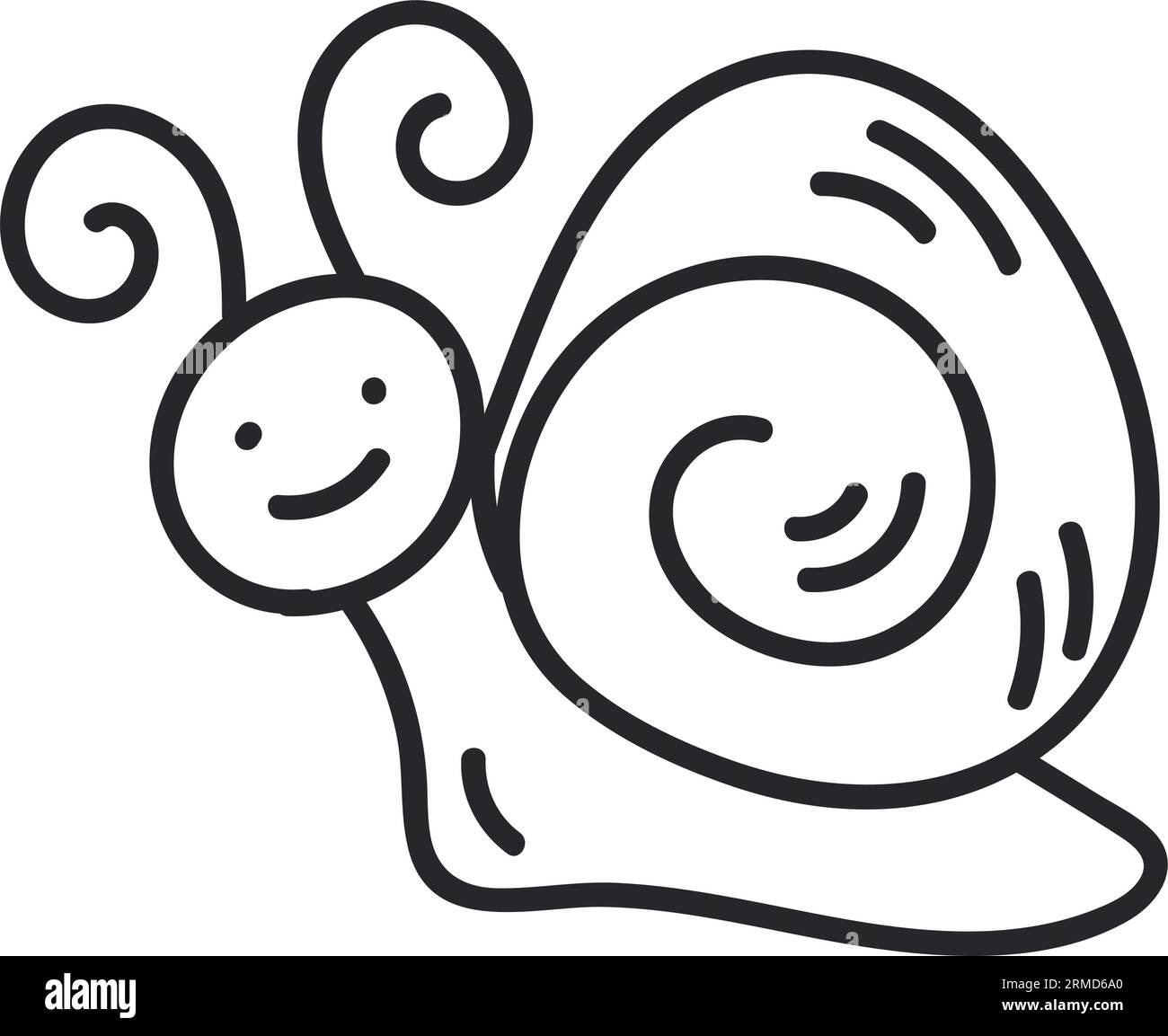 snail doodle icon Stock Vector Image & Art - Alamy