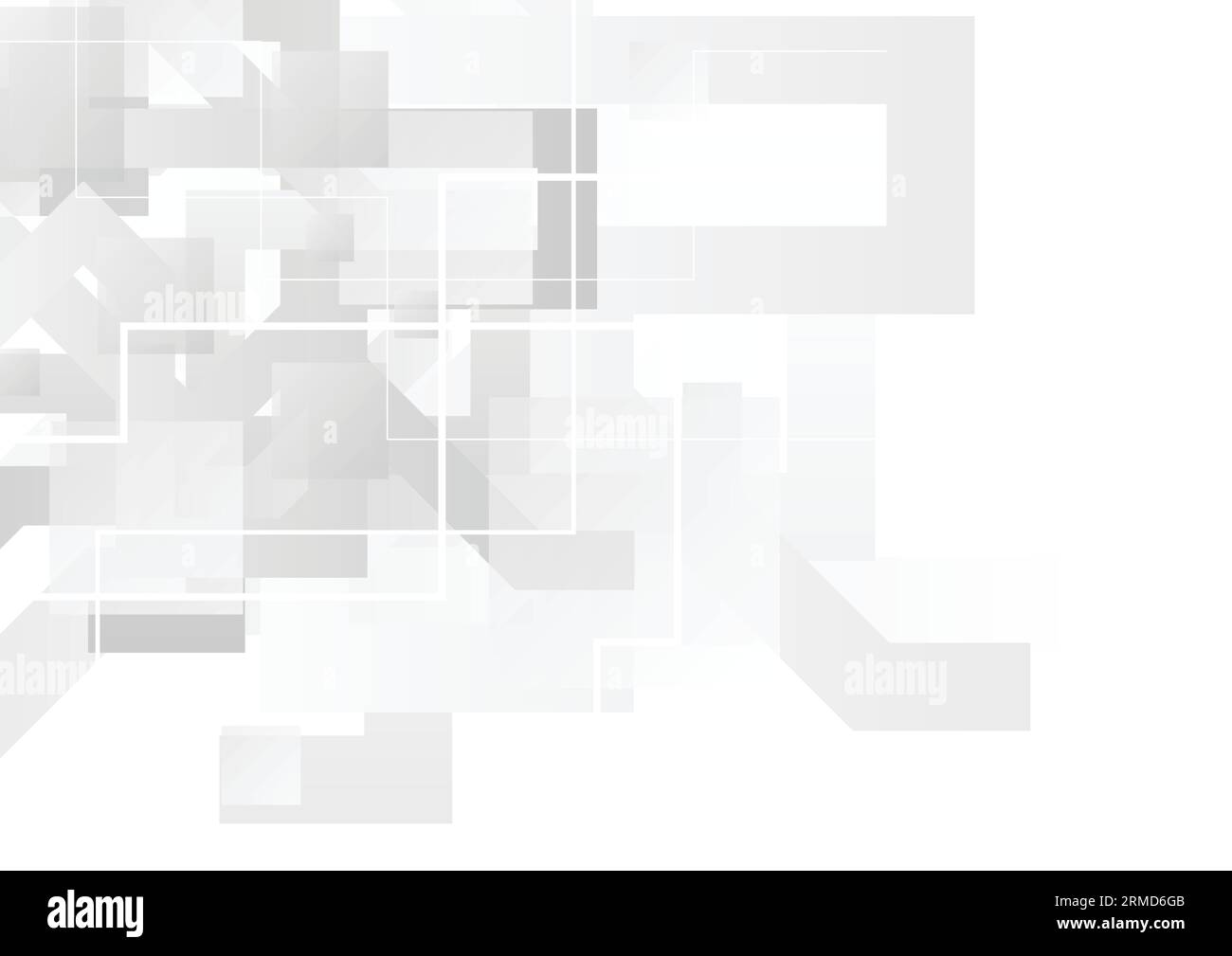 Abstract grey minimal geometric tech background. Vector design Stock Vector Image & Art - Alamy