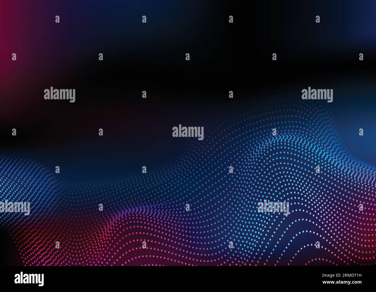 Abstract futuristic blue and purple wavy dotted lines background. Vector design Stock Vector ...