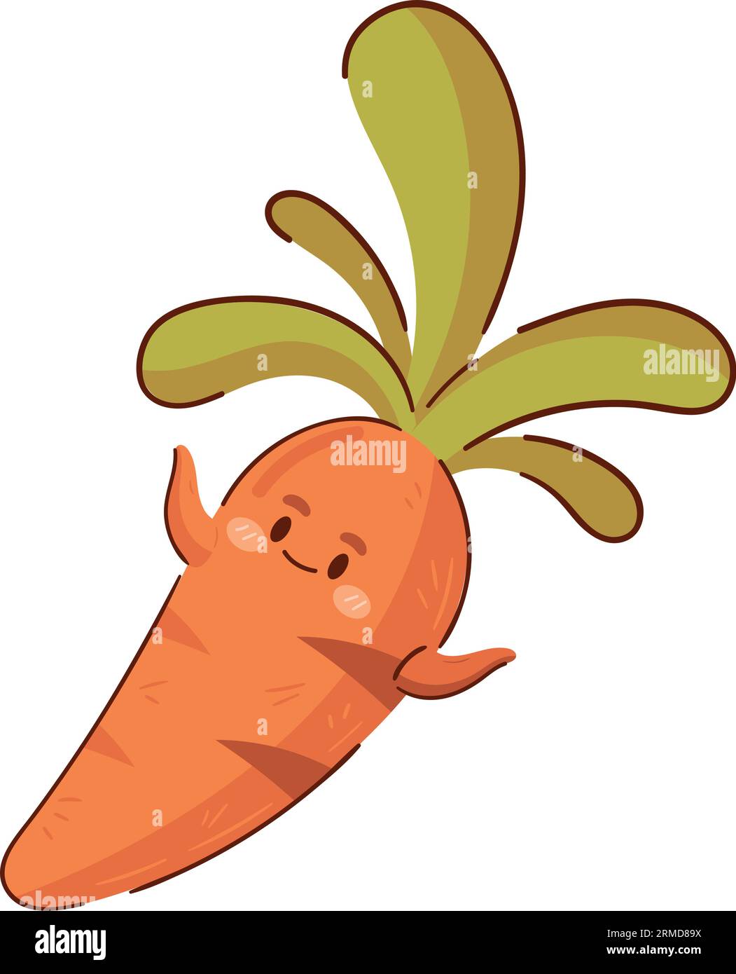 kawaii carrot vegetable cartoon icon Stock Vector Image & Art - Alamy