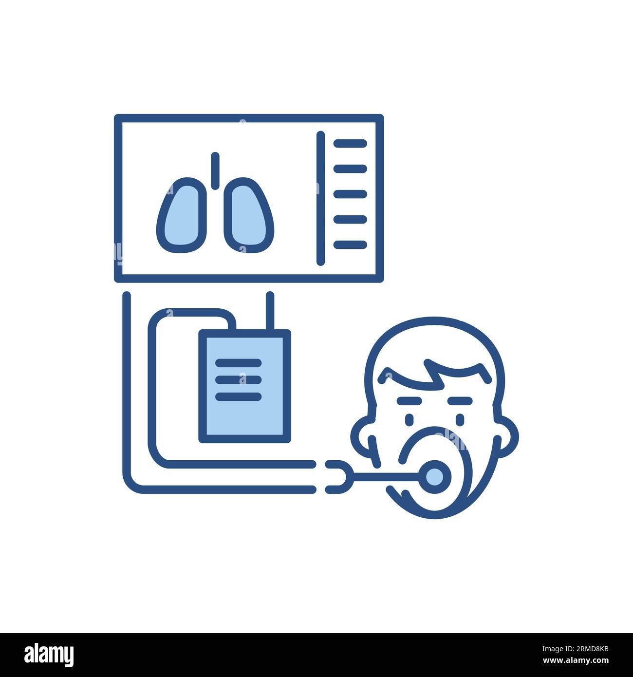 Medical ventilator related vector icon Stock Vector Image & Art - Alamy