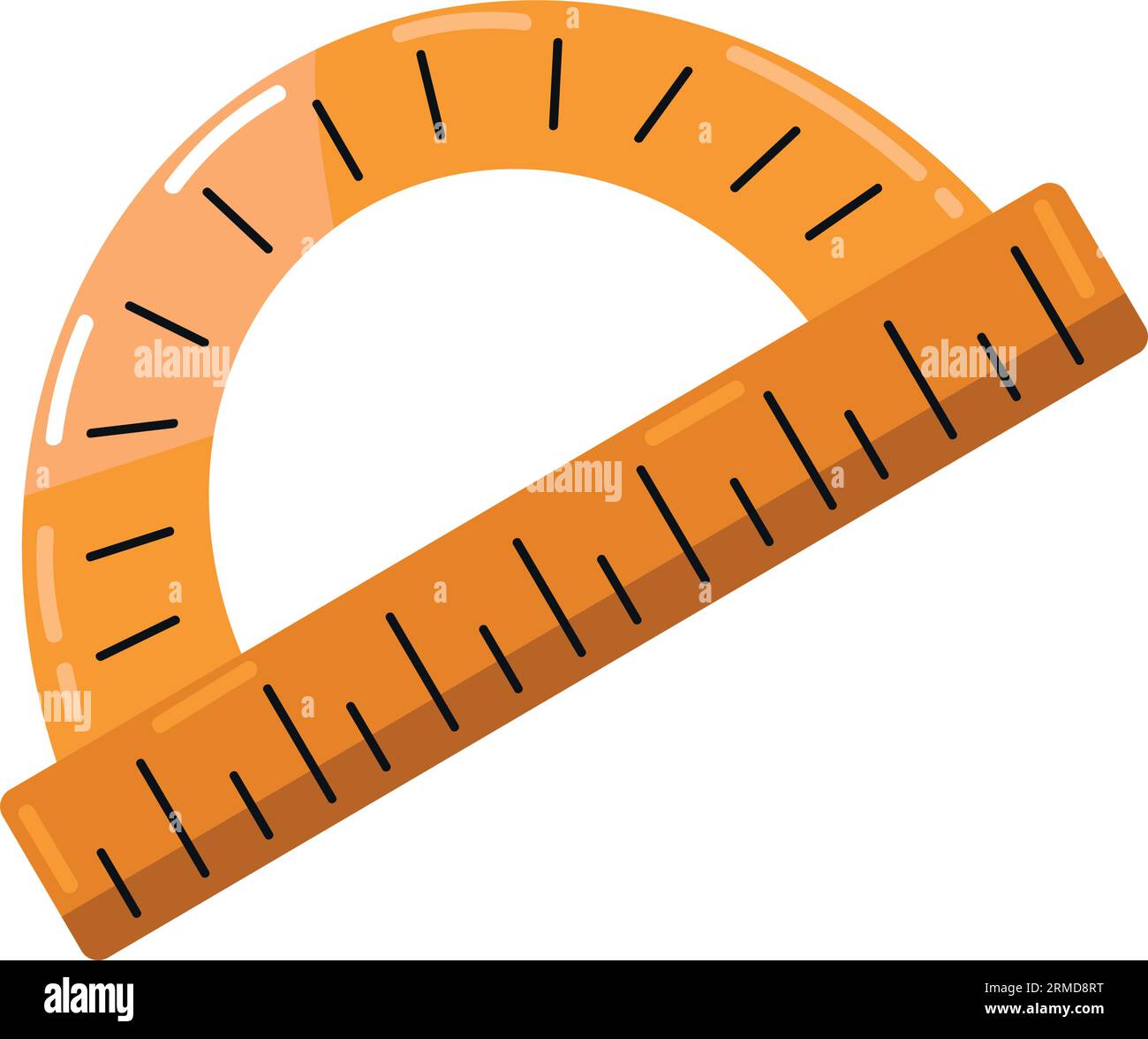 Protractor stationery icon Stock Vector Images - Alamy