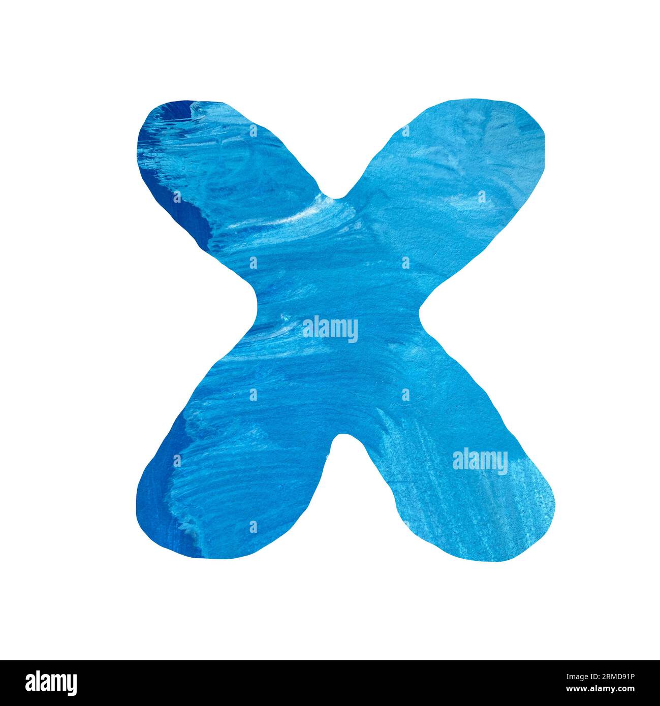 Blue Letter X