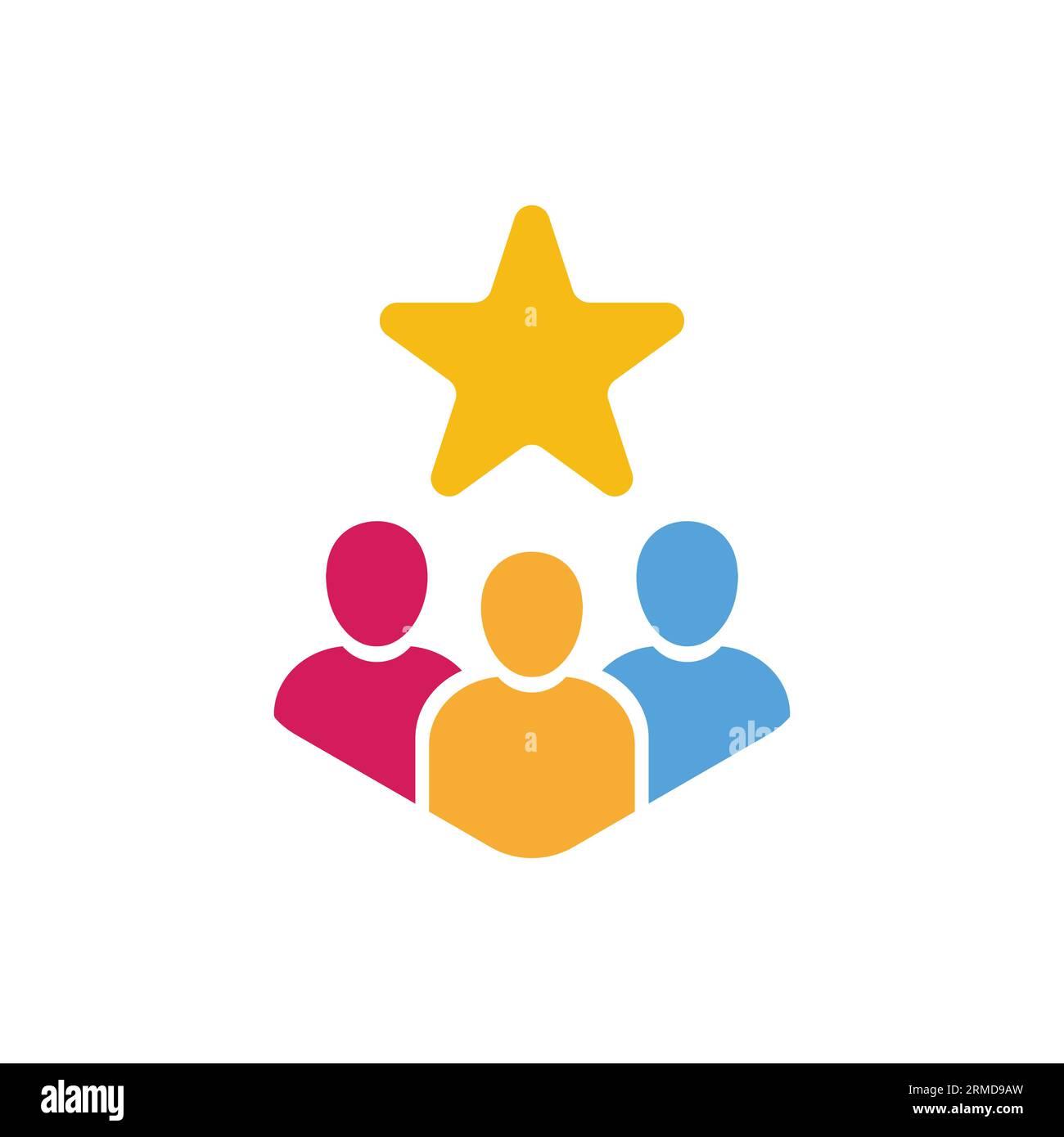 Customer care star sign Stock Vector Images - Alamy