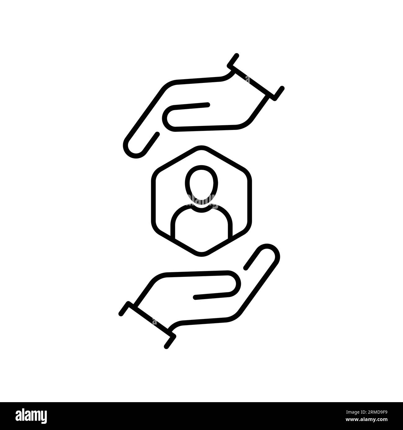 thin line implement or operation process icon. concept of project ...