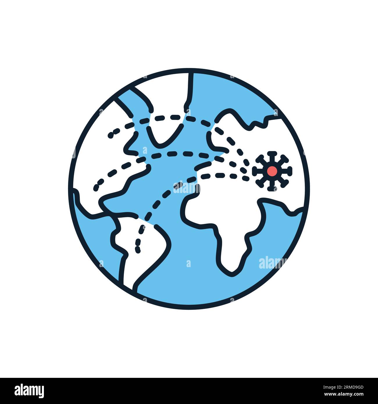 Pandemia global Cut Out Stock Images & Pictures - Alamy