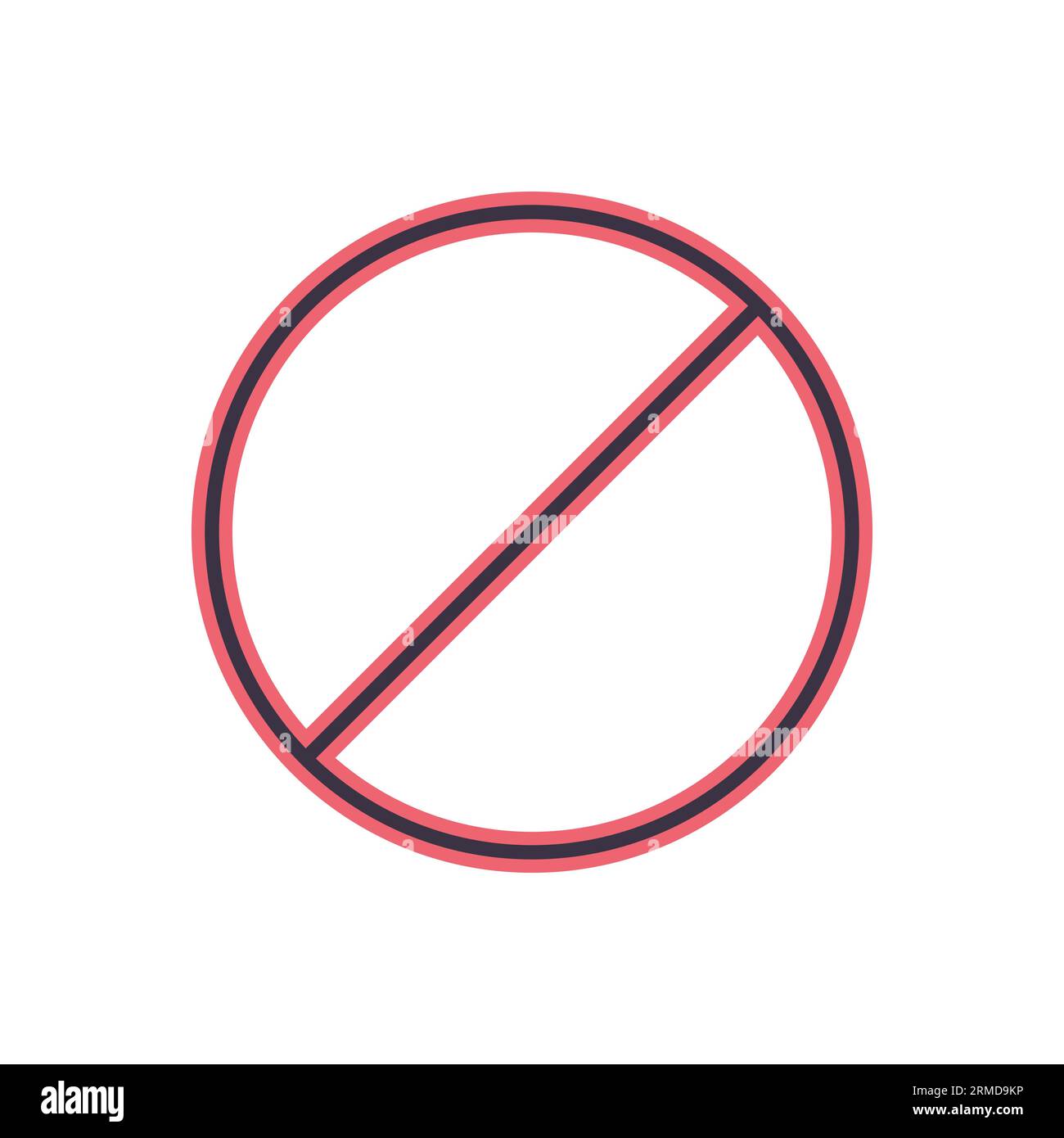 Ban sign related vector icon Stock Vector Image & Art - Alamy