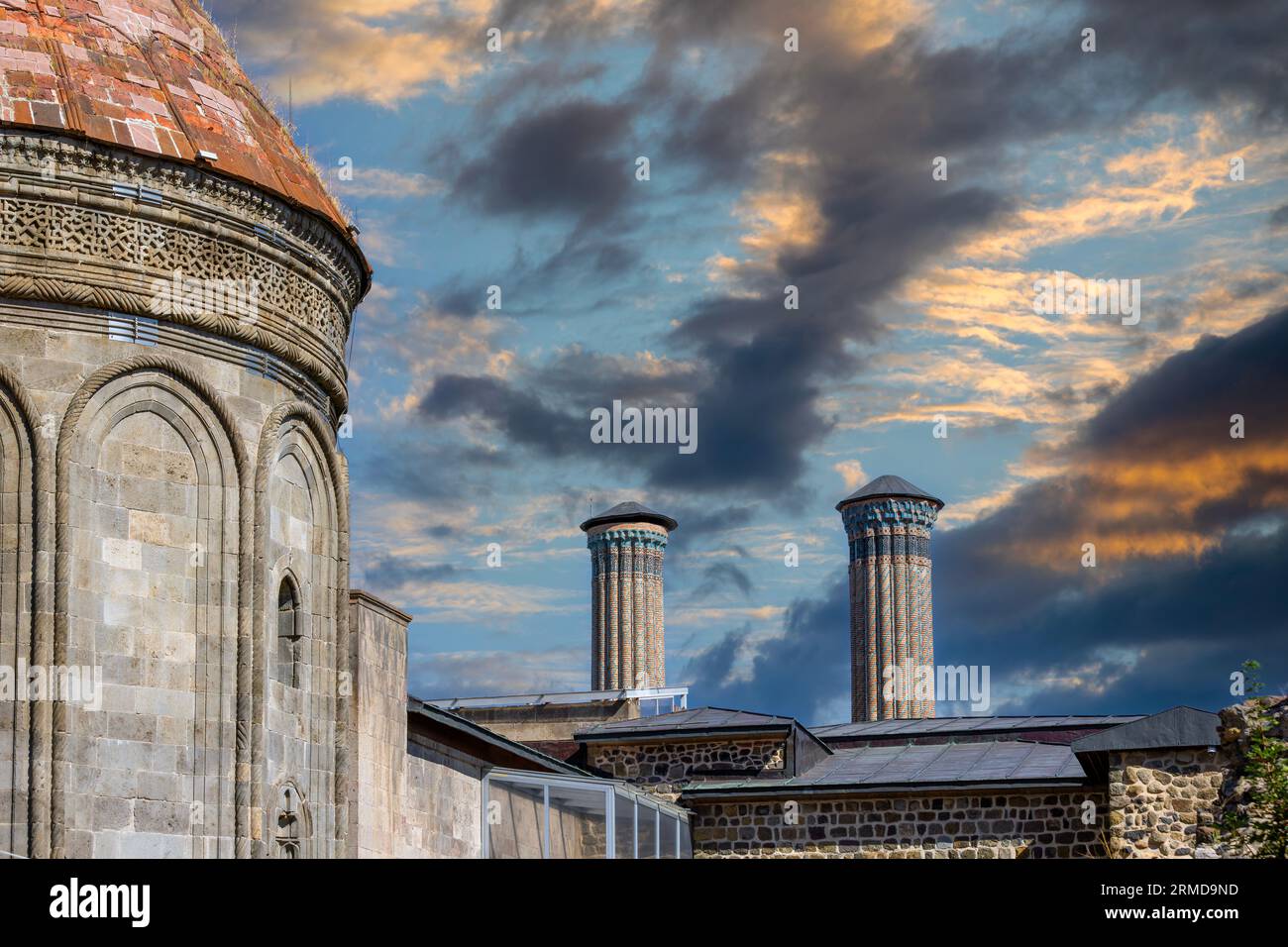 Minaret madrasah seljuk erzurum hi-res stock photography and images - Alamy