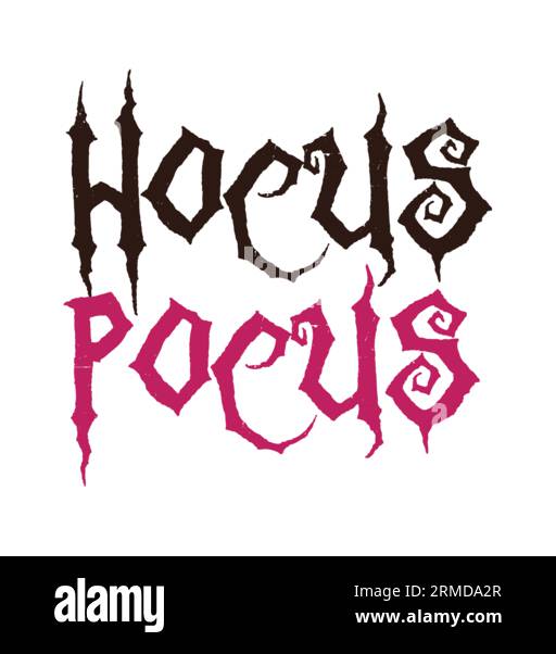 Hocus pocus Stock Vector Images - Alamy