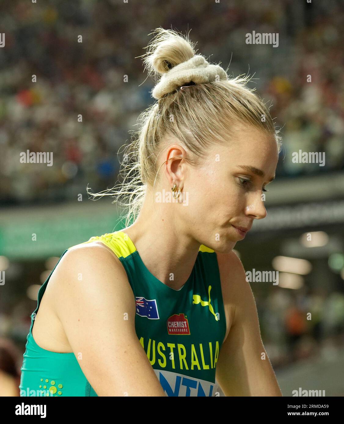 Budapest,HUN, 27 Aug 2023 High Jump Silver Medal winner Eleanor ...