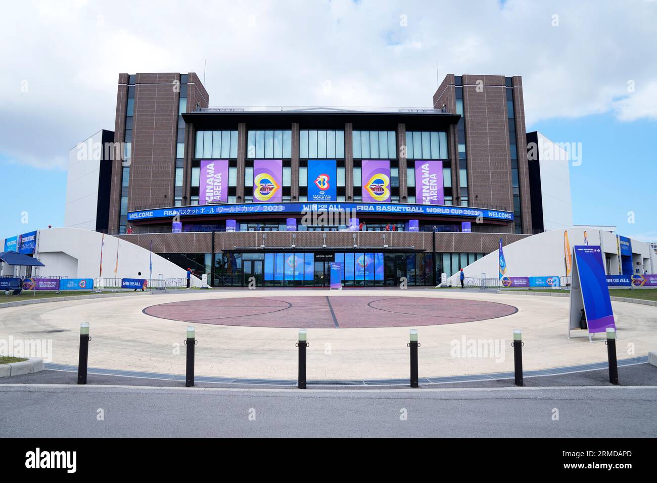 The Okinawa Arena, shown during the FIBA Basketball World Cup on Monday ...