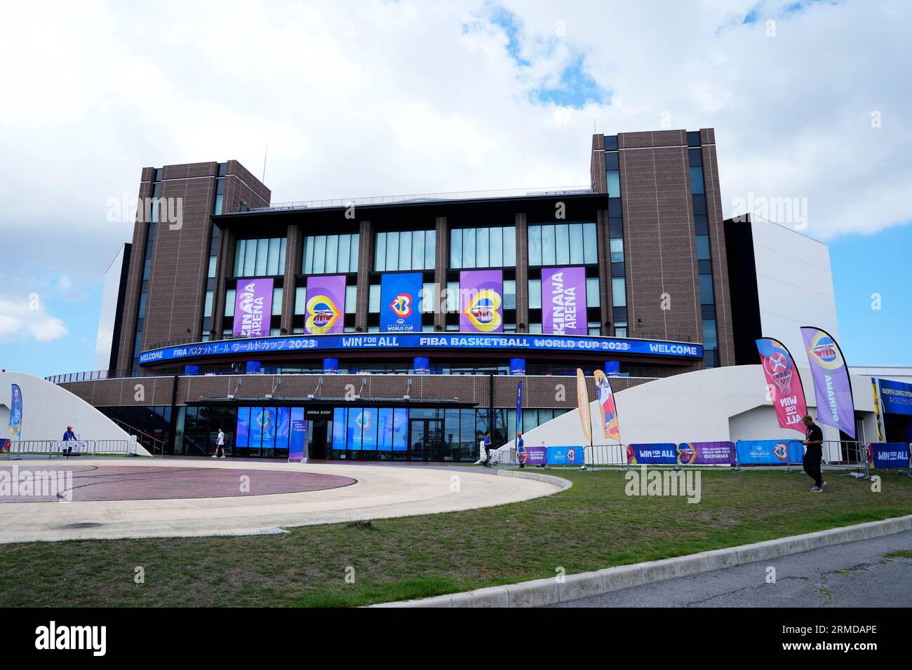 The Okinawa Arena, shown during the FIBA Basketball World Cup on Monday ...