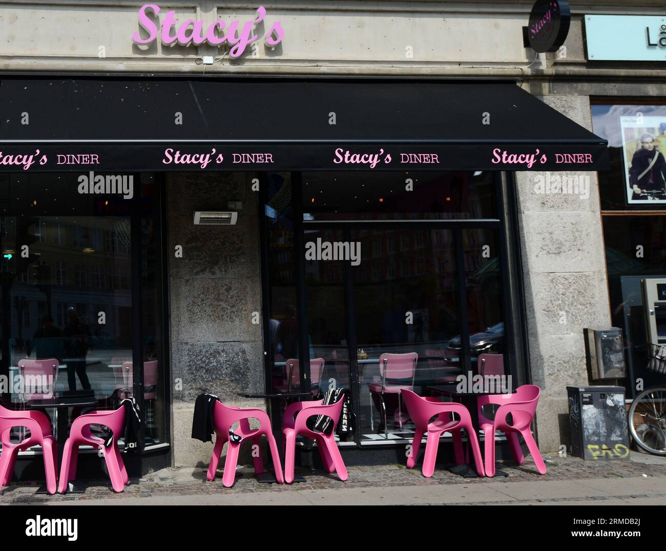 Stacy's Diner restaurant on Østerbro, Trianglen, Copenhagen, Denmark ...