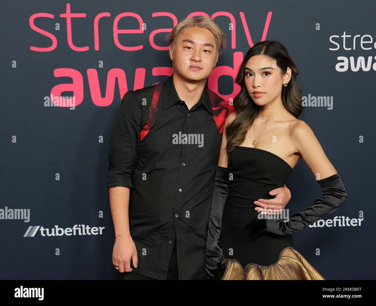 Los Angeles, USA. 27th Aug, 2023. (L-R) Zhong and Kat Bruno at the 2023 ...