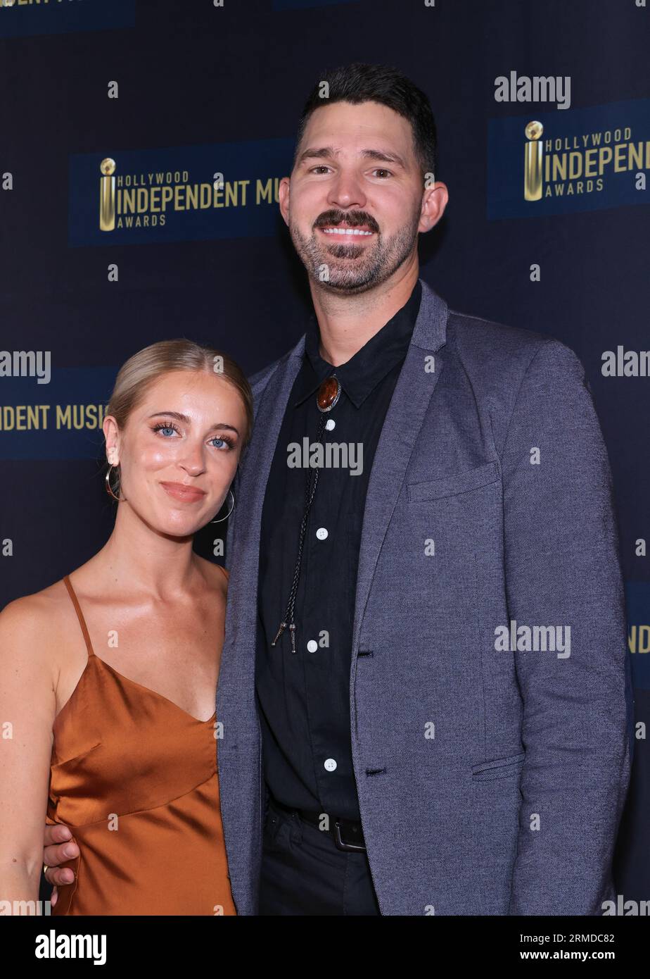 Hollywood, California, USA. 17th August, 2023. A guest and Matthew ...