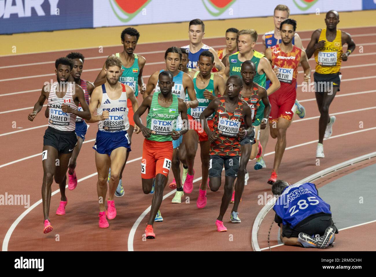 Budapest, Hungary. 27th Aug, 2023. Athletes compete during the Men's ...