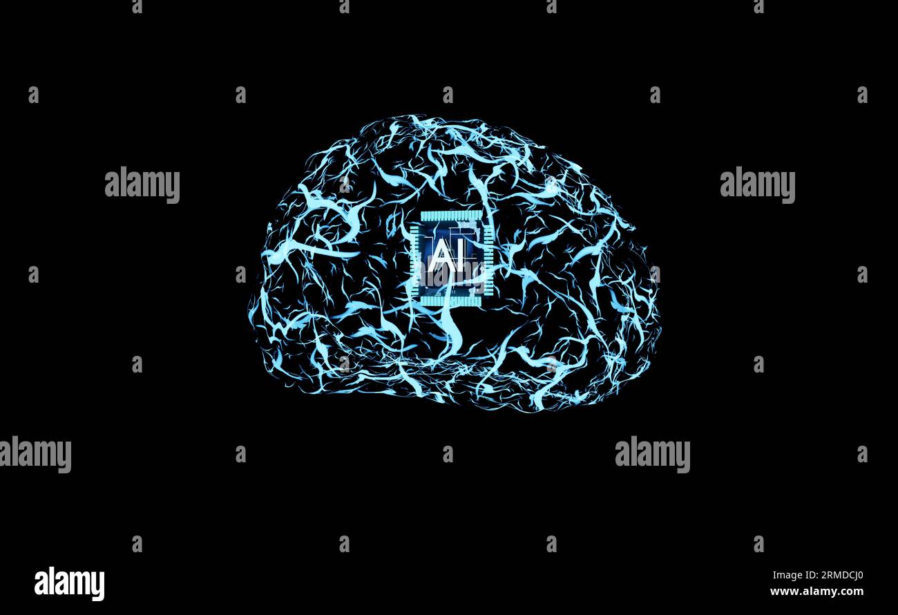Visualization Of Artificial Intelligence Neural Network Structure Of Algorithms Layered To