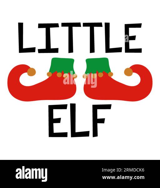 Little Elf typography t-shirt design, tee print, t-shirt design ...