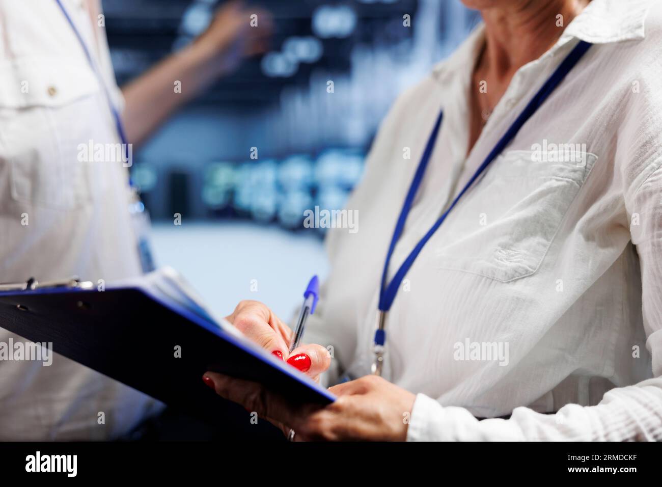 Technical support consultants performing diagnostic assessment on ...