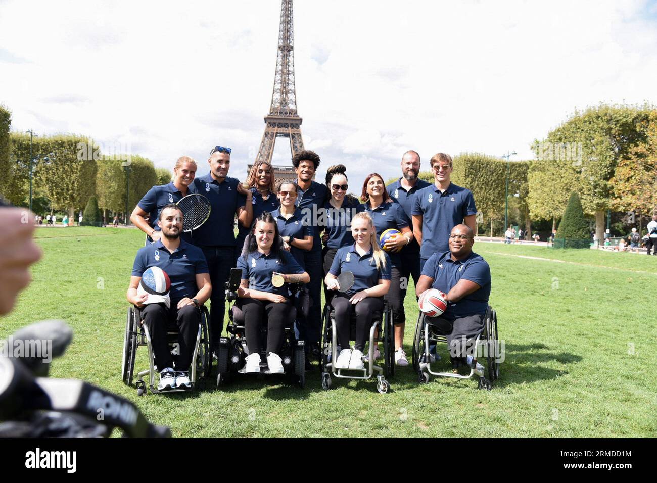 Paris, France. 27th Aug, 2023. Shooting of the official visual of the ...