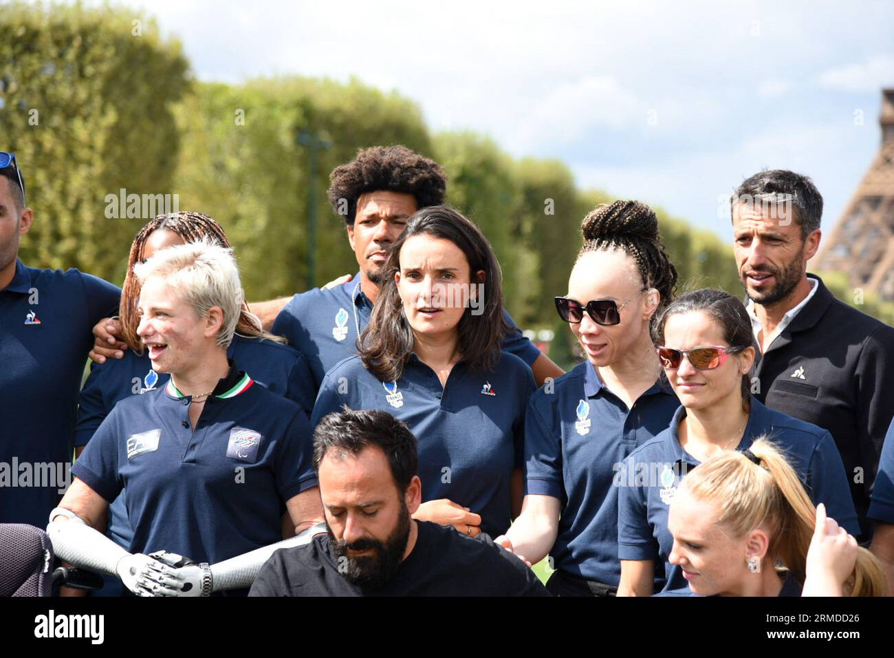 Paris, France. 27th Aug, 2023. Shooting of the official visual of the ...
