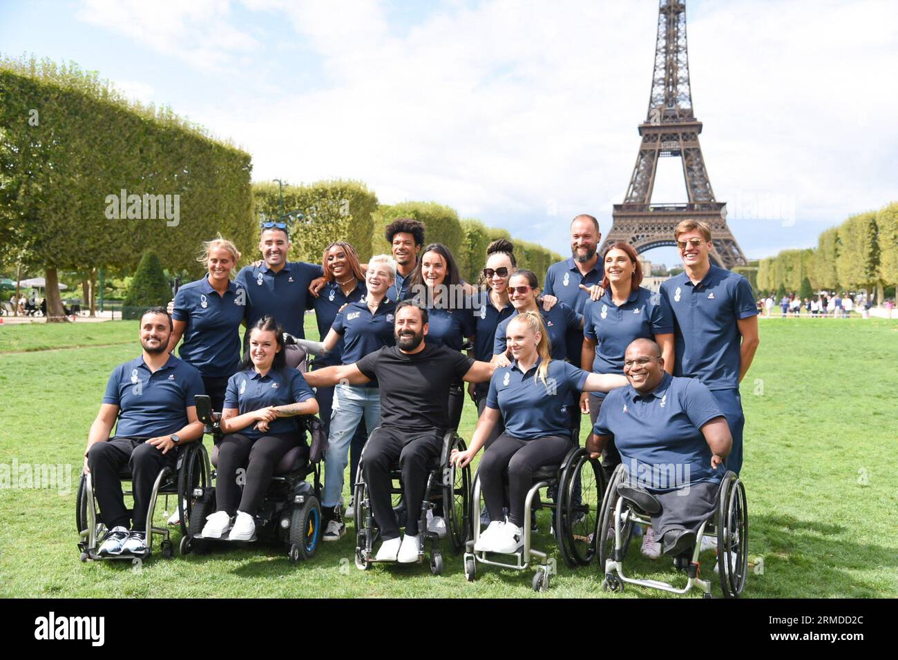 Paris, France. 27th Aug, 2023. Shooting of the official visual of the ...