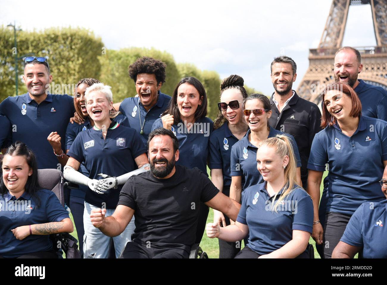 Paris, France. 27th Aug, 2023. Shooting of the official visual of the ...