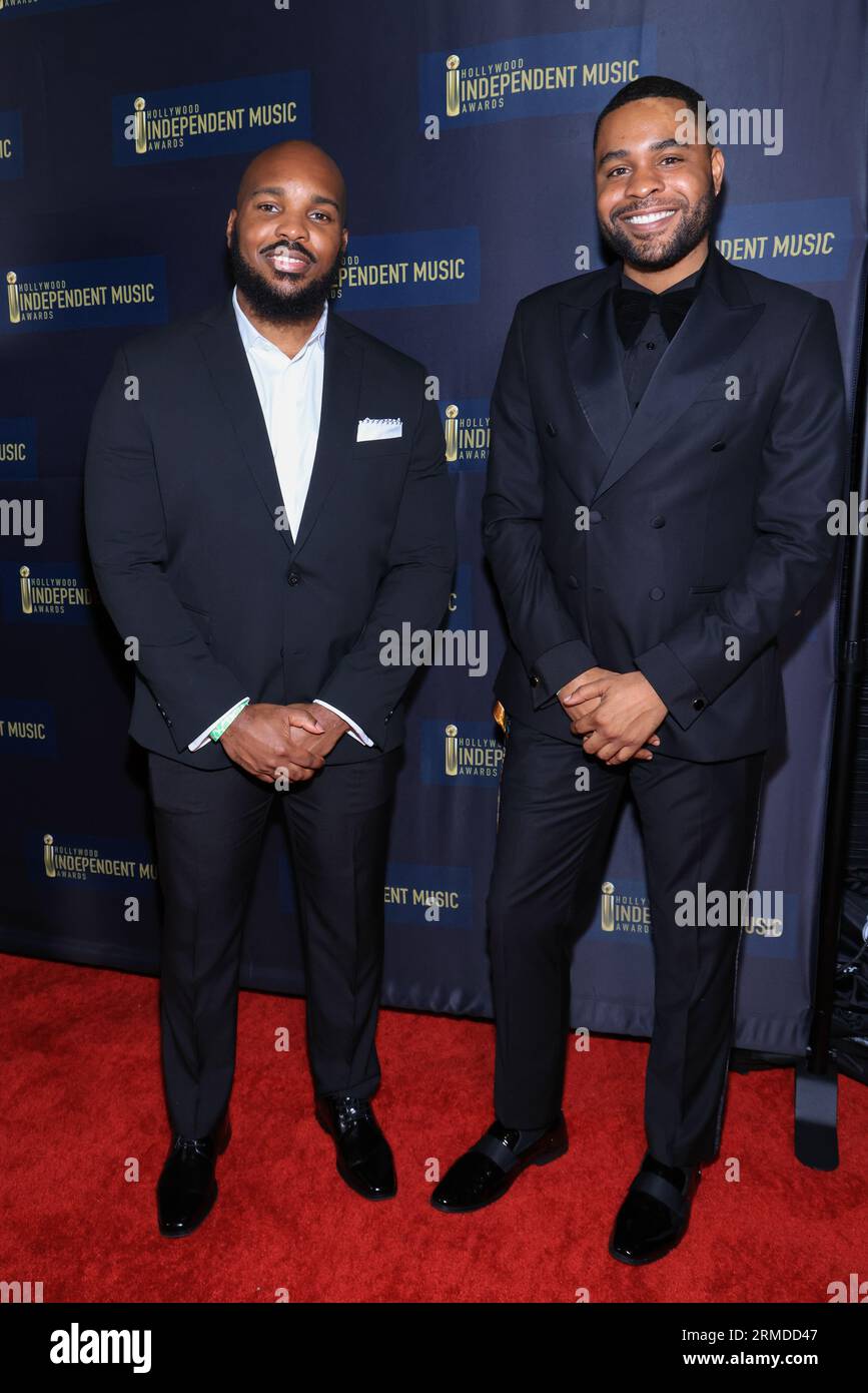 Hollywood, California, USA. 17th August, 2023. Producers Jay Abe and ...