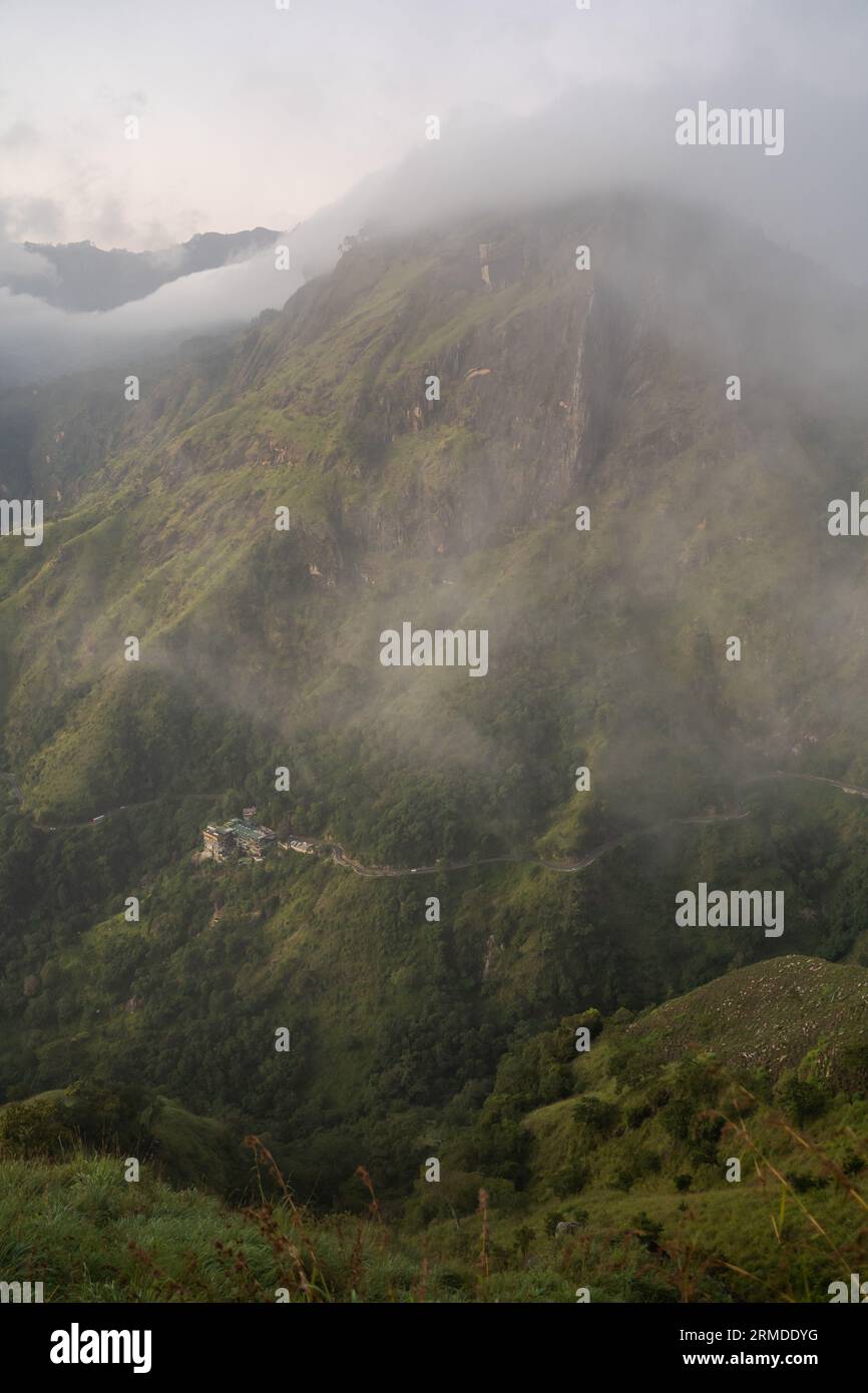 Little Adam's Peak landscape during a stunning sunrise in Ella, Sri ...