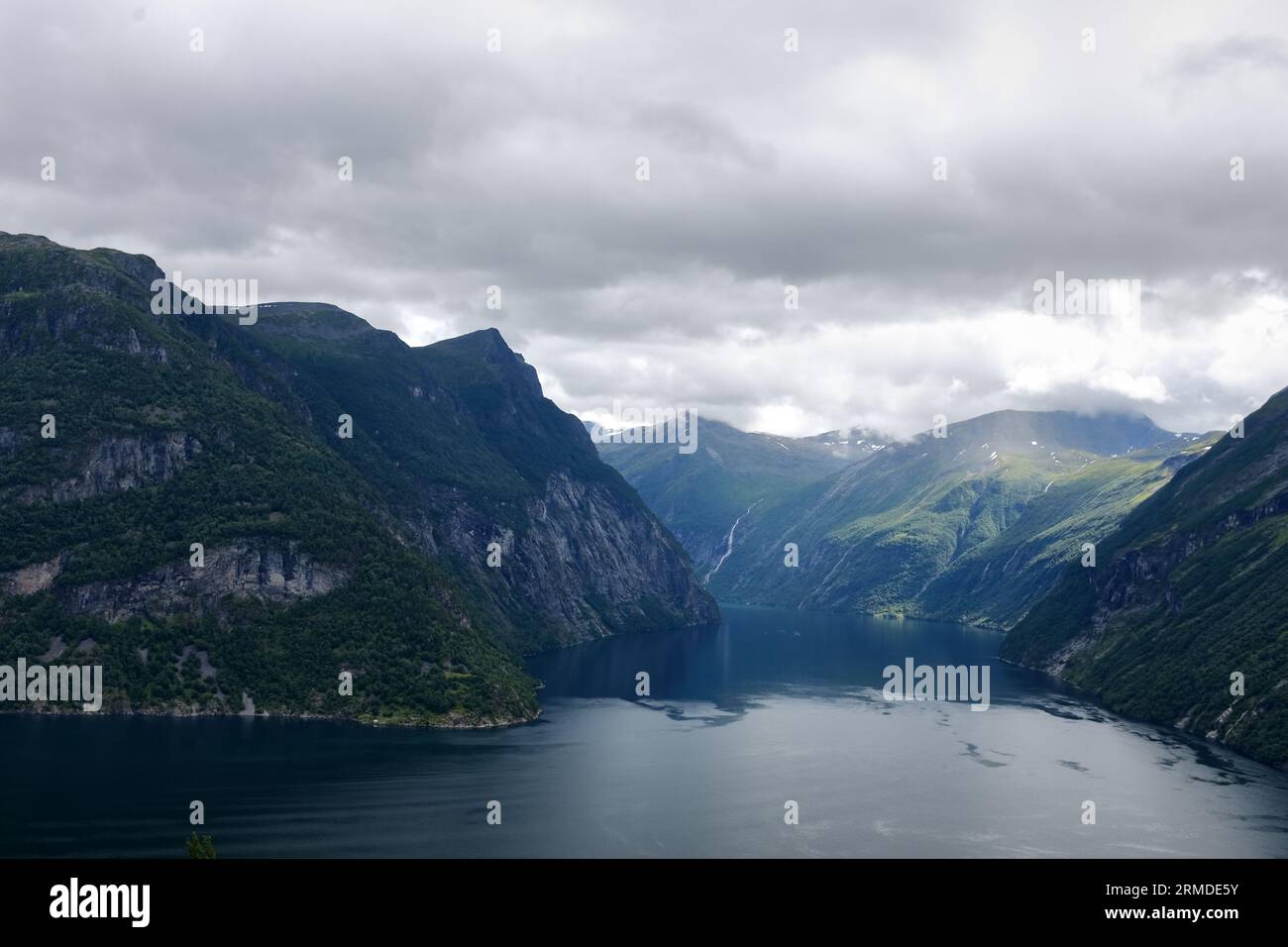 Enchanting beauty of Geirangerfjord, stunning fjord in Norway. Fjord is ...