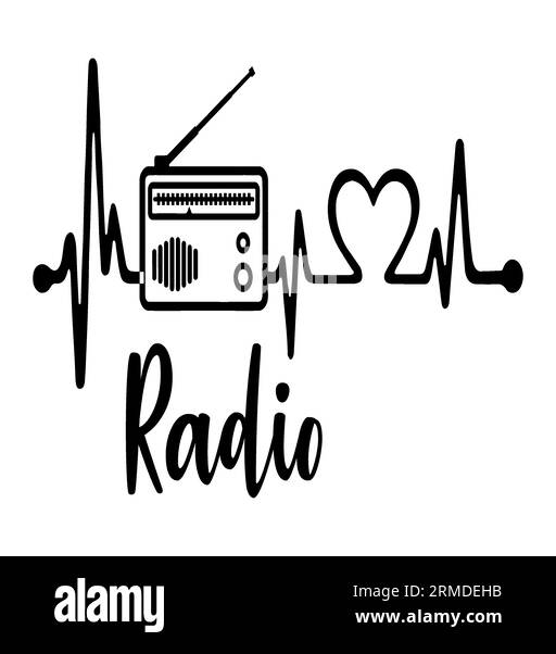 Radio illustration png hi-res stock photography and images - Alamy