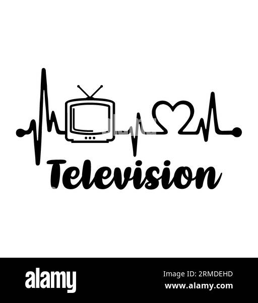 Silhouette tv Cut Out Stock Images & Pictures - Alamy