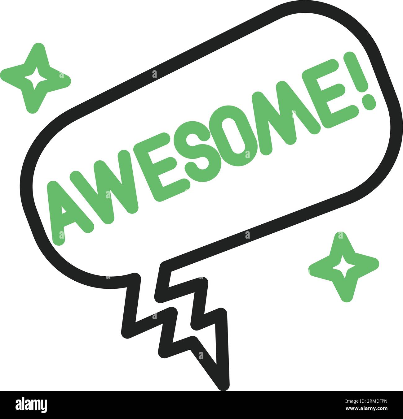 Smile is awesome Stock Vector Images - Alamy