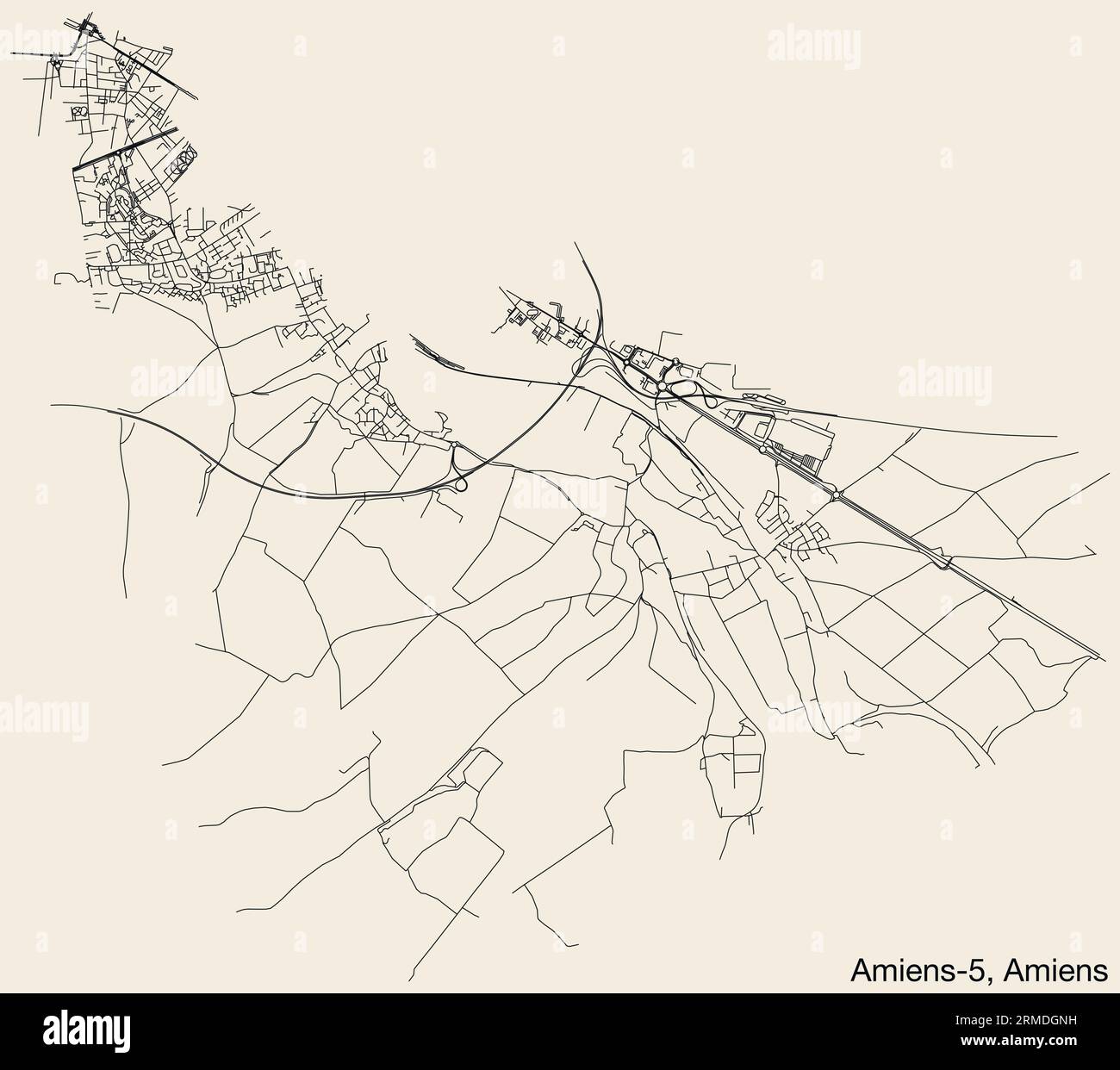 Amiens map Stock Vector Images - Alamy