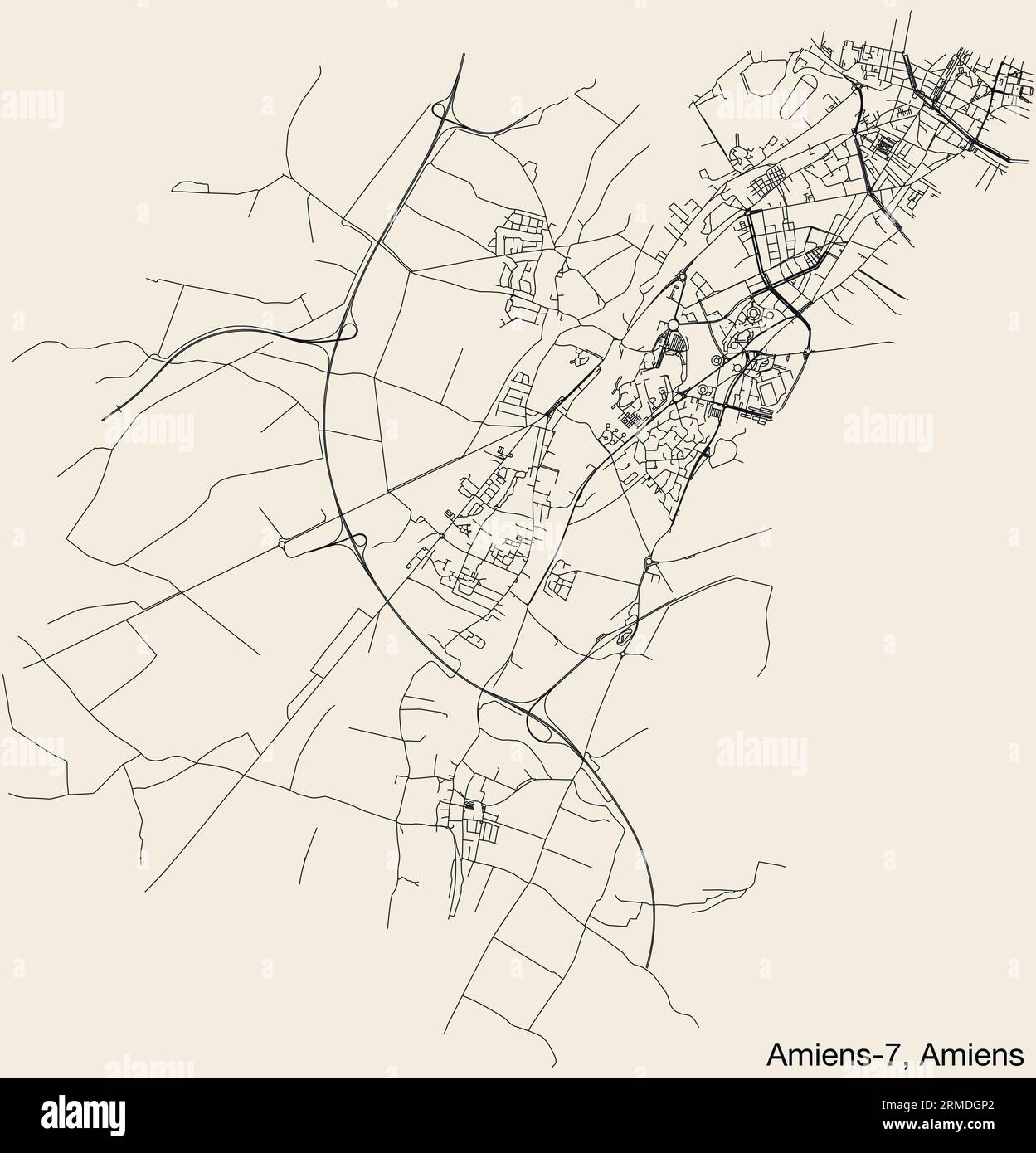 Amiens map Stock Vector Images - Alamy