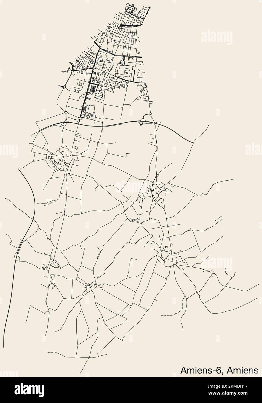 Amiens map Stock Vector Images - Alamy