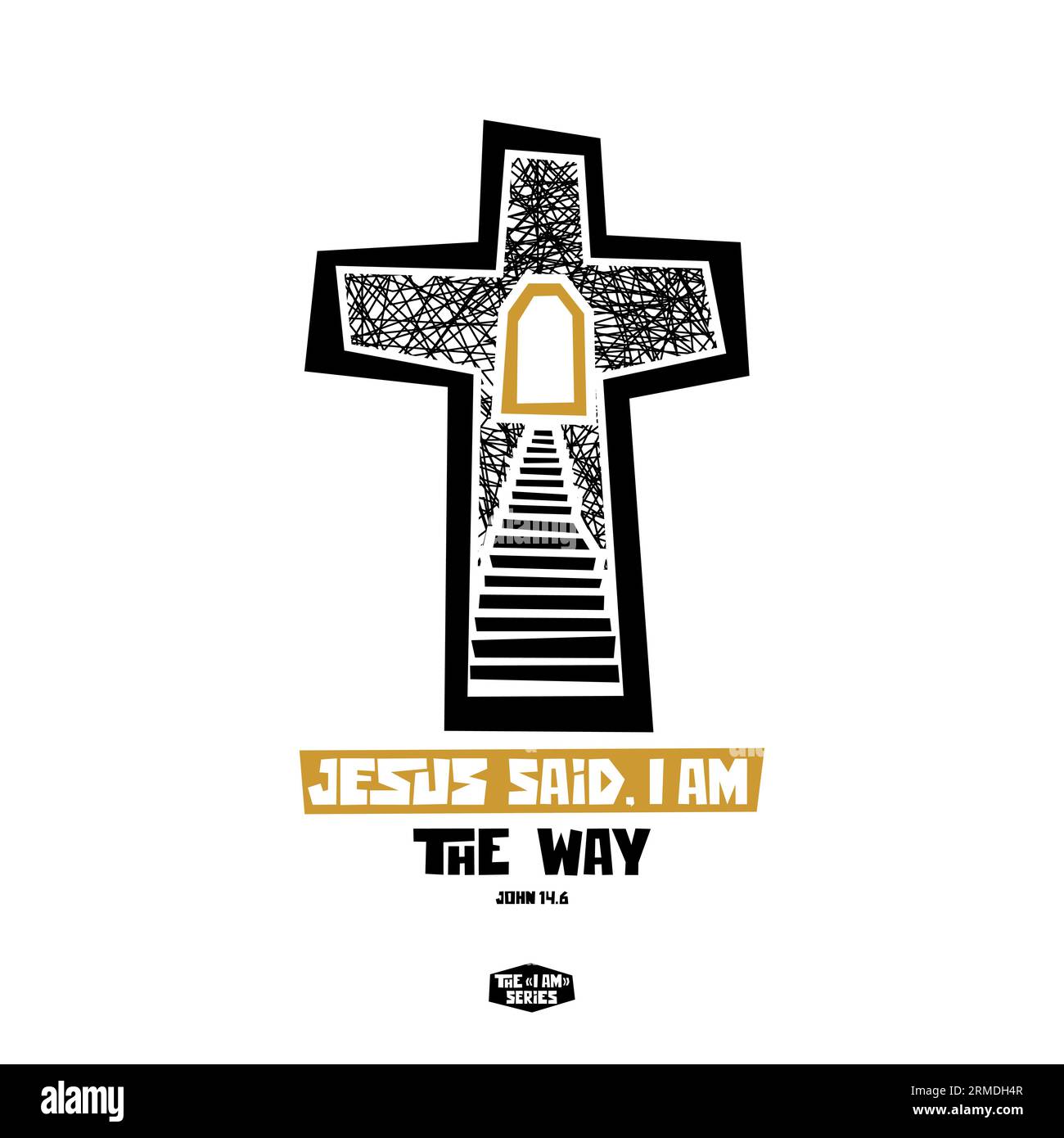 The "I'am" series. Jesus said I'am - the way Stock Vector Image & Art ...