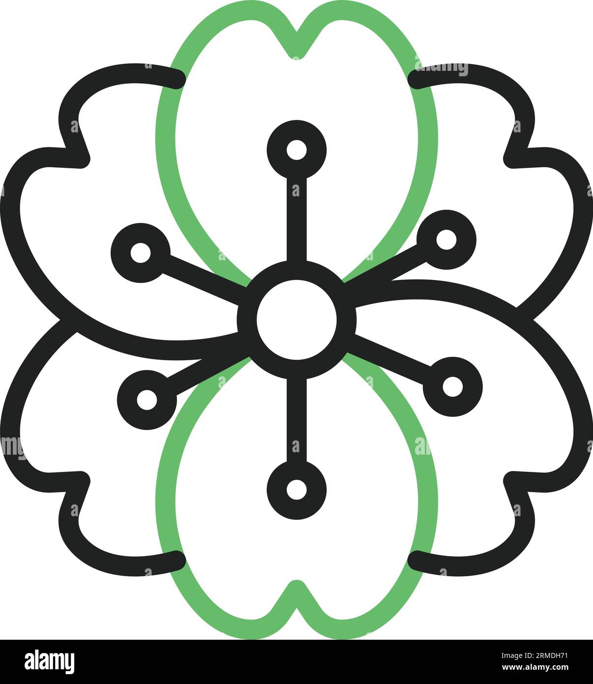Cherry Blossom Icon Image Stock Vector Image & Art - Alamy