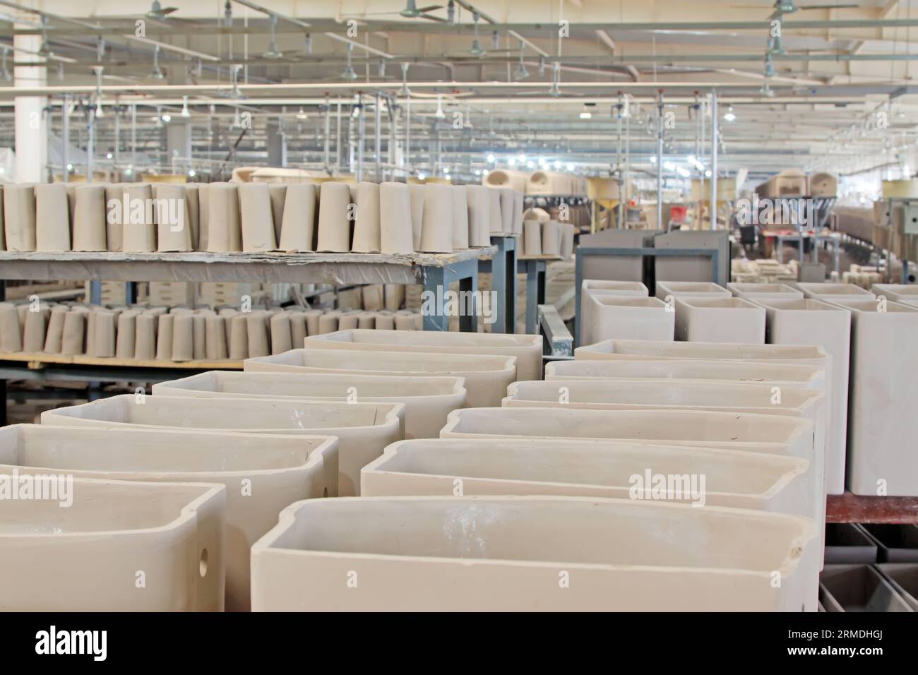 ceramic products blank production line, in a ceramic products company ...