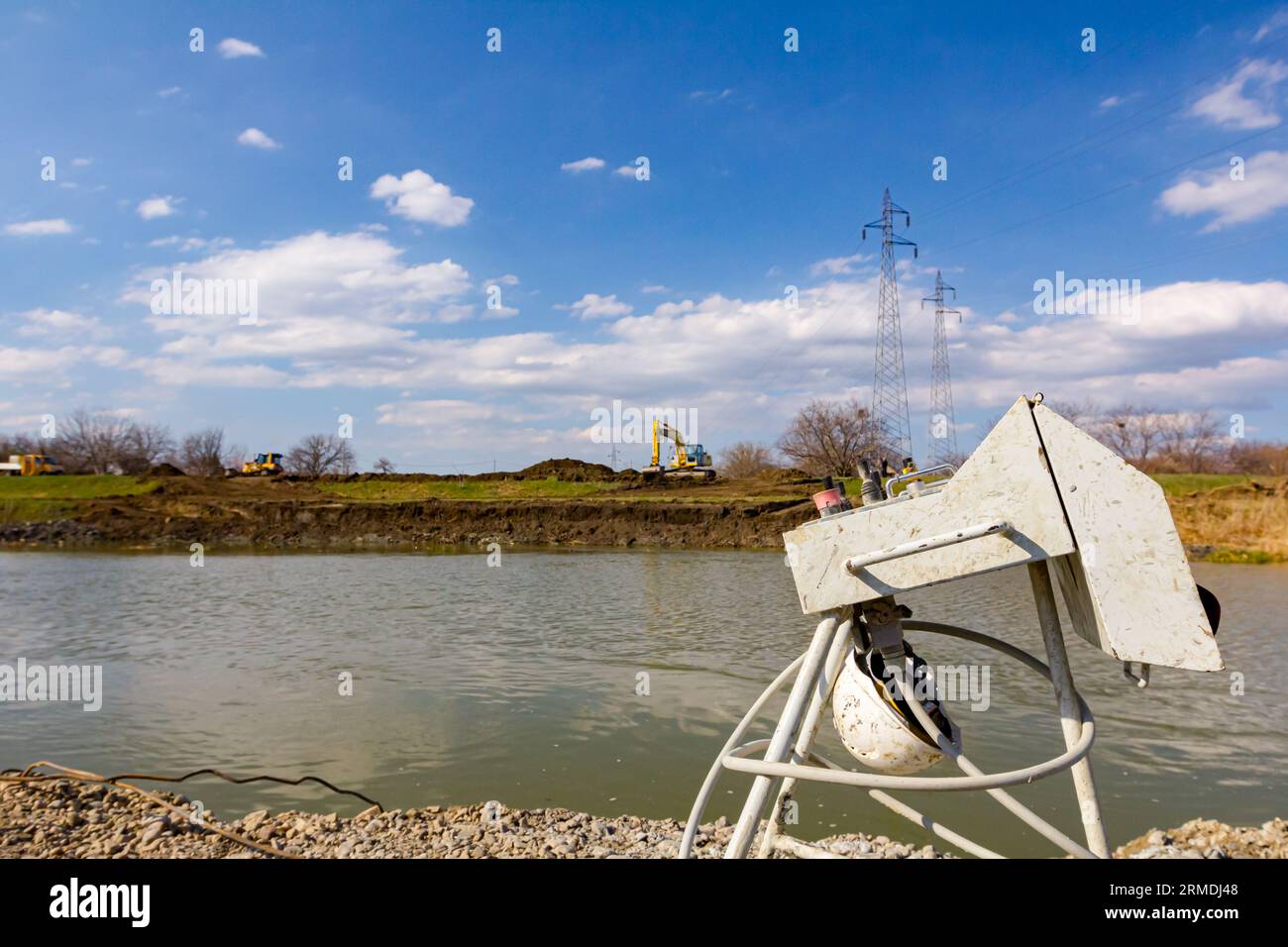Industrial remote with joysticks, wireless, console to control tower ...
