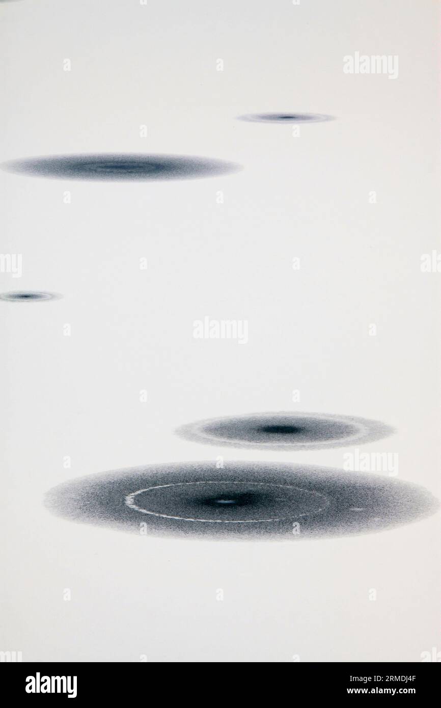 circular pattern in the snow and ice, in winter, China Stock Photo - Alamy