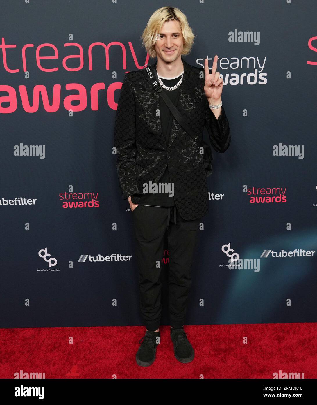 Los Angeles, USA. 27th Aug, 2023. xQc arrives at the 2023 Streamy ...