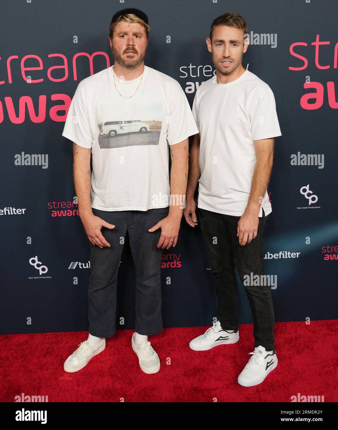 Los Angeles, USA. 27th Aug, 2023. (L-R) James Pumphrey and Jesse Wood ...