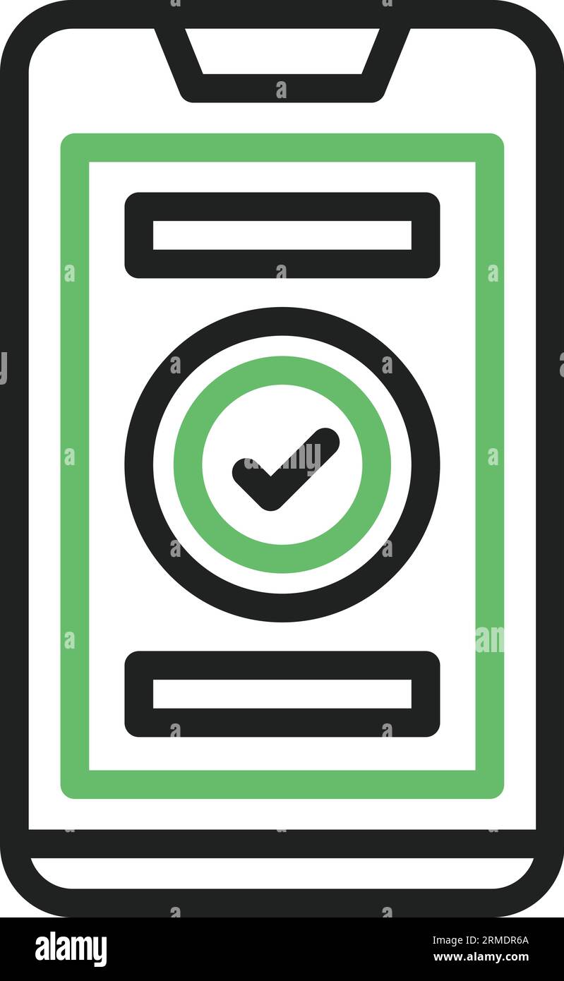 Mobile Check Icon Image Stock Vector Image & Art - Alamy