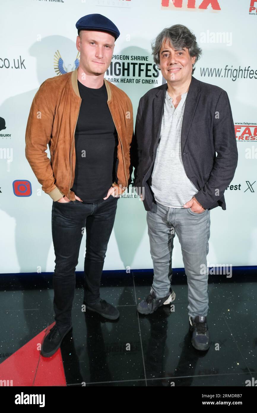 London, UK. 27th Aug, 2023. Yan Tual and Sebastien Drouin photographed ...