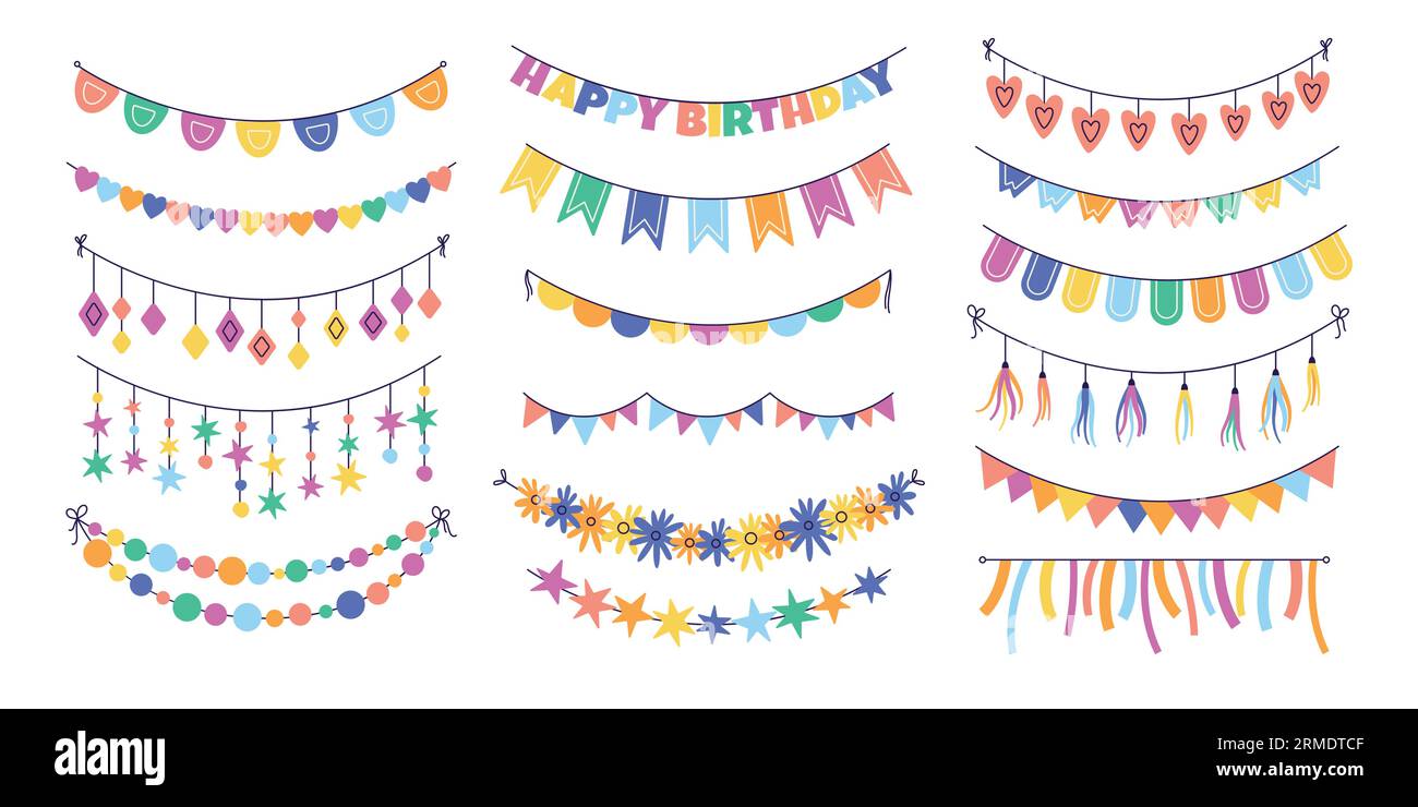 Hanging garland hi-res stock photography and images - Alamy